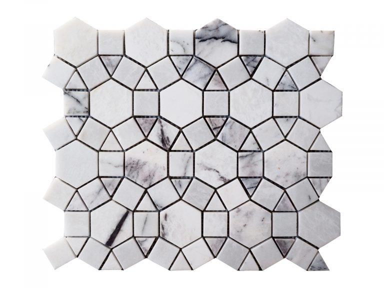 Calacatta Viola Marble Medallion Mosaic Tiles | Fast Delivery | Starel ...