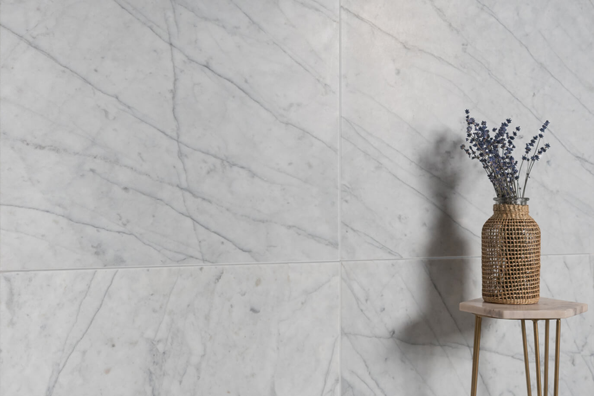 Bianco Venatino Honed Marble Tiles 610x610mm | Fast Delivery | Starel ...