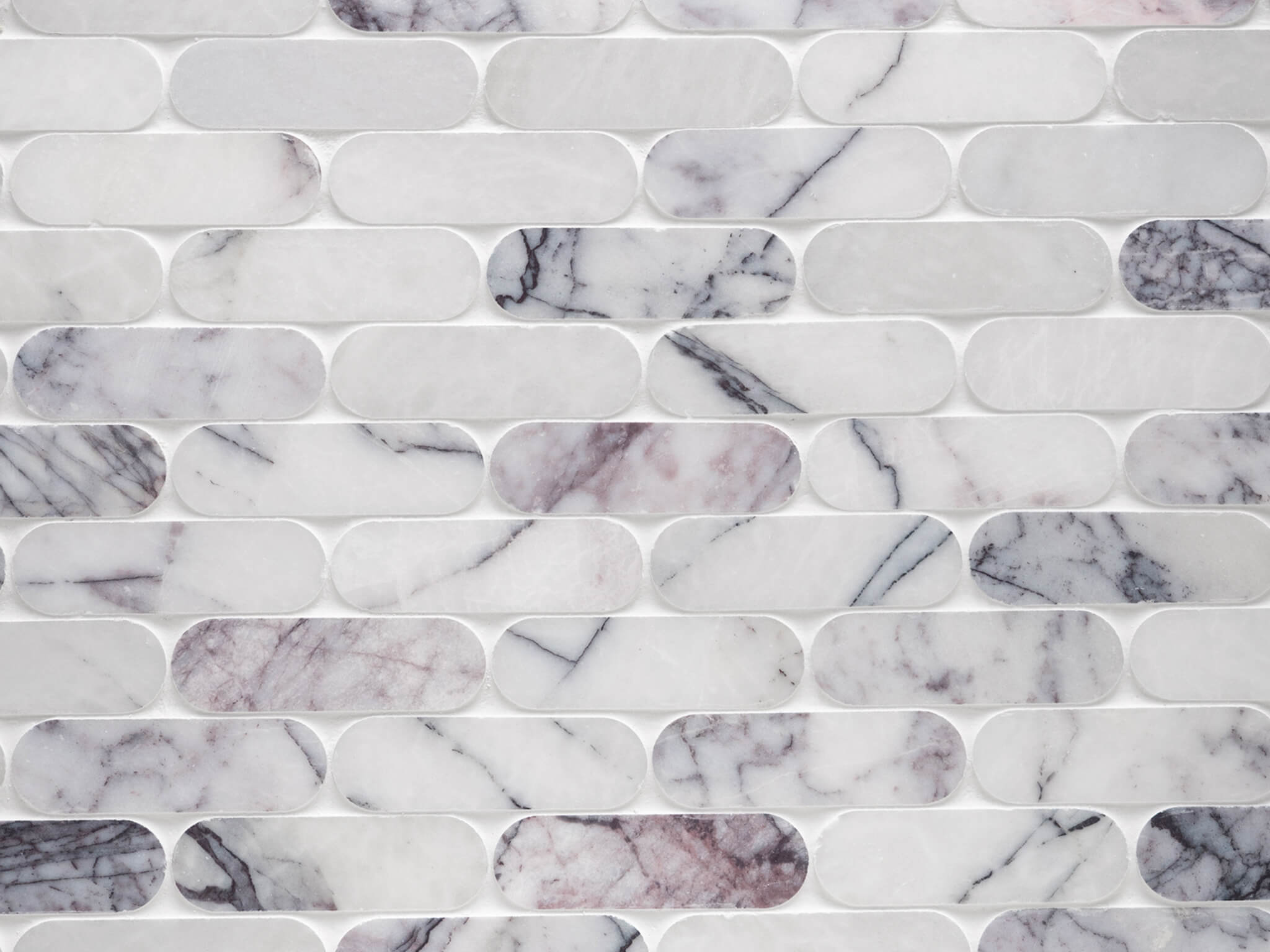 Calacatta Viola Honed Marble Pill Mosaic Tiles | Fast Delivery | Starel ...
