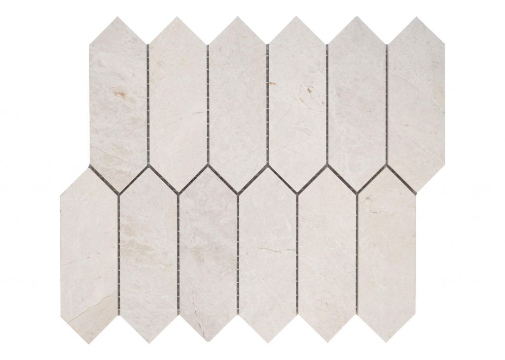 White Emperador Diamond Mosaic Tiles | Fast Delivery | Starel Stones