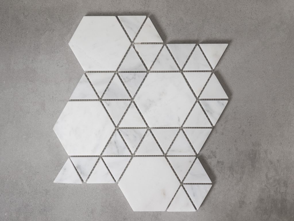 Calacatta Marble Large Medallion Tiles | Fast Delivery | Starel Stones