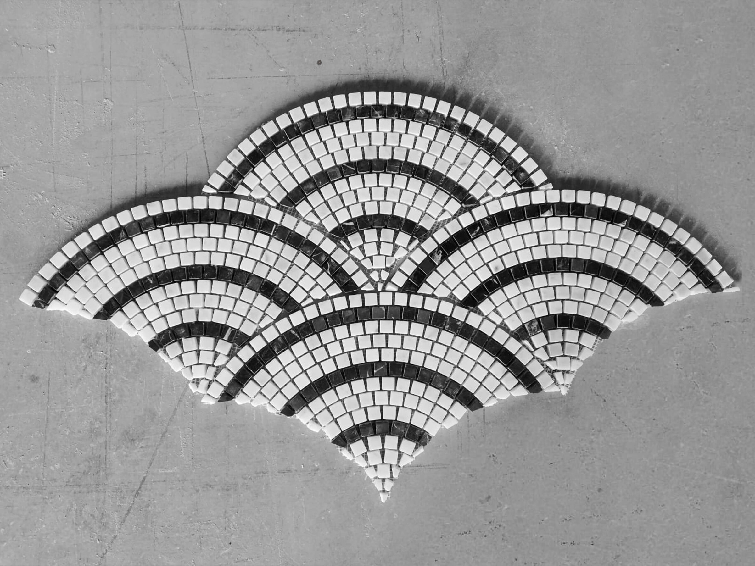 Fan Tile Mosaic at Edward Criss blog