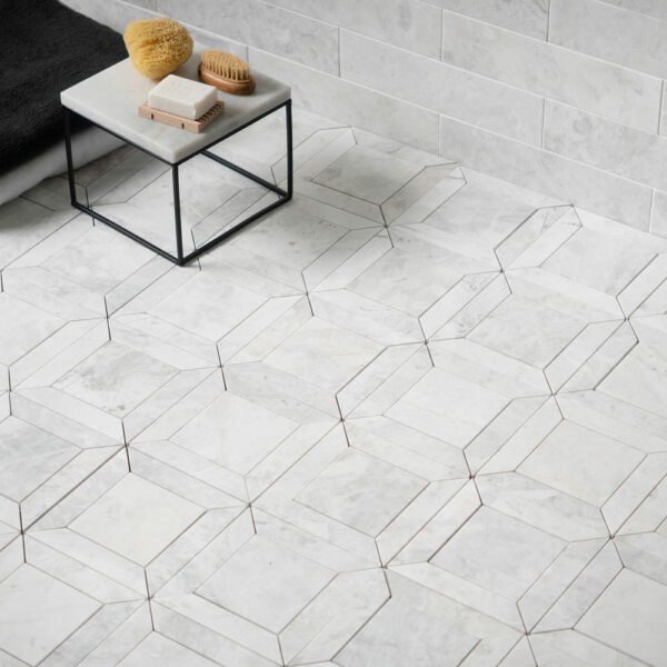White Marble Window Mosaic Tiles | Fast Delivery | Starel Stones
