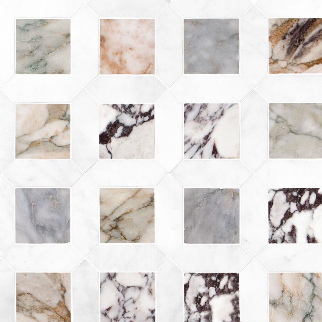 Arabescato Mix Marble Window Mosaic Tiles | Fast Delivery | Starel Stones