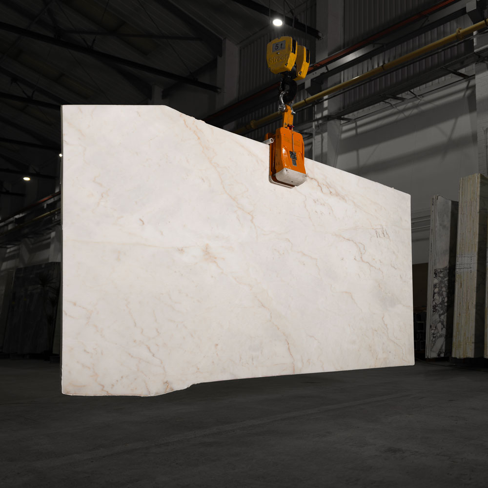 Calacatta Amber Marble Slabs | Fast Delivery | Starel Stones