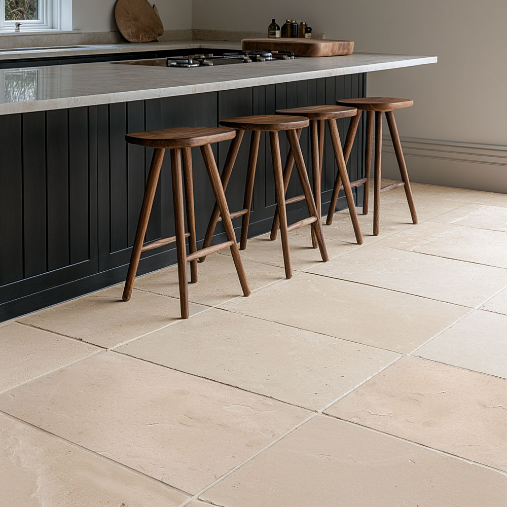Ivory Tumbled Limestone Tiles 400x600mm | Fast Delivery | Starel Stones