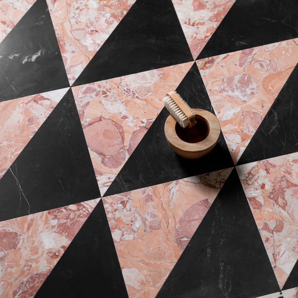 Nero Black Marble Triangle Tiles | Fast Delivery | Starel Stones