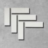 White Encaustic Cement Herringbone Tiles | Fast Delivery | Starel Stones