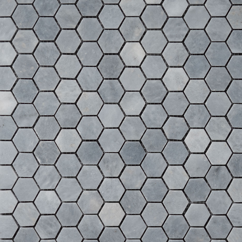 Bluestone Marble Penny Hexagon Mosaic Tiles | Fast Delivery | Starel Stones