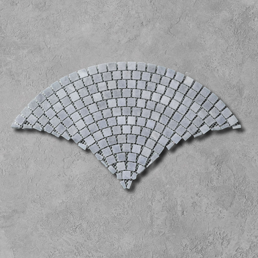 Bluestone Marble Fan Scallop Mosaic Tiles | Fast Delivery | Starel Stones
