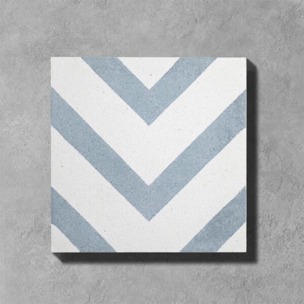 Light Blue Maze Encaustic Cement Tile | Fast Delivery | Starel Stones