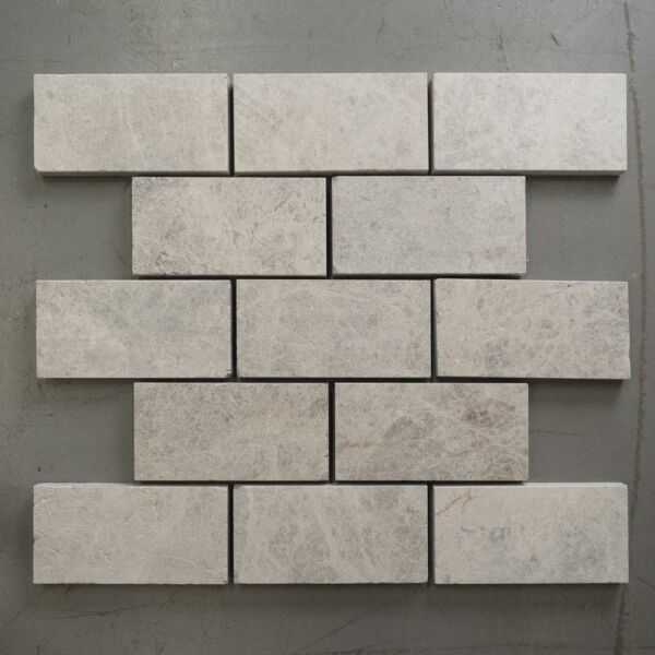 Silver Brushed Marble Outdoor Cobble Paving | Fast Delivery | Starel Stones