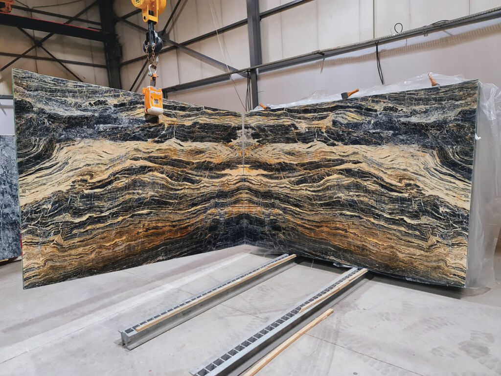 Nero Picasso Marble Slabs 41748 | Fast Delivery | Starel Stones