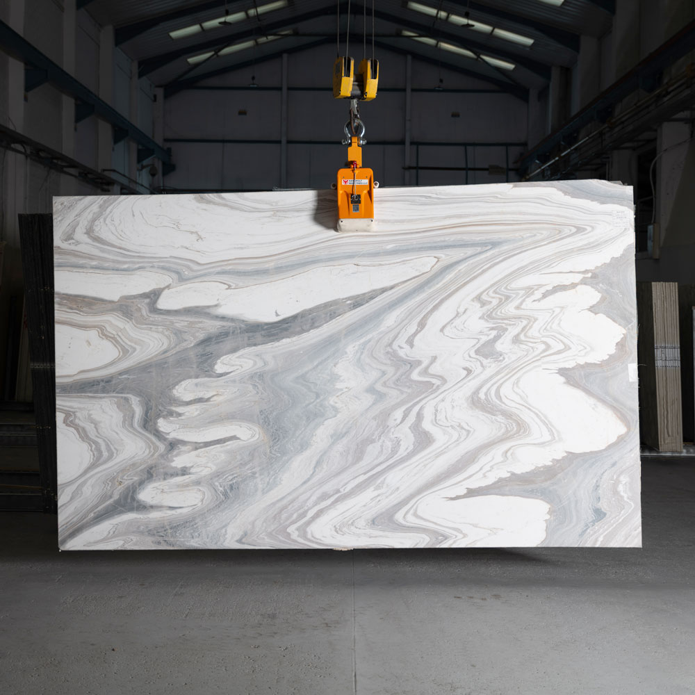 Bianco Monte White Marble Slab 45437 | Fast Delivery | Starel Stones