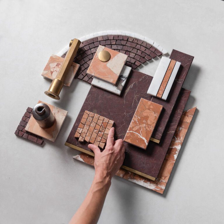 Claret Red Marble Square Tiles | Fast Delivery | Starel Stones