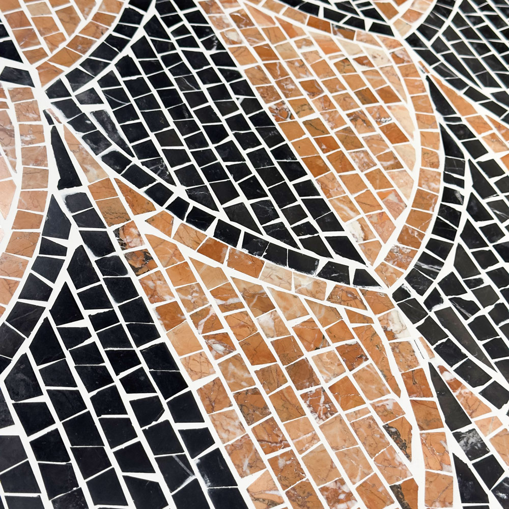 Nero & Rosso Marble Shield Mosaic | Fast Delivery | Starel Stones