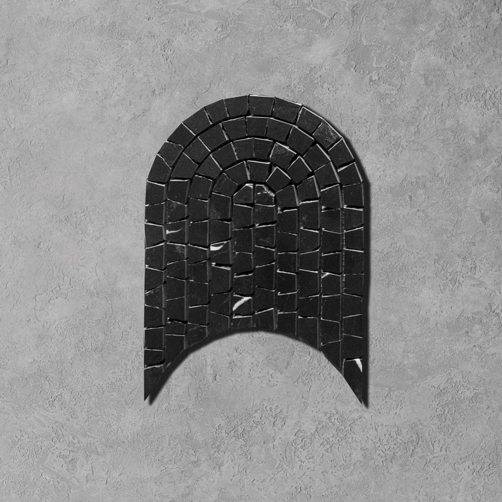 Nero Black Marble Wave Mosaic | Fast Delivery | Starel Stones