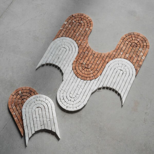 Bluestone Grey Marble Wave Mosaic | Fast Delivery | Starel Stones