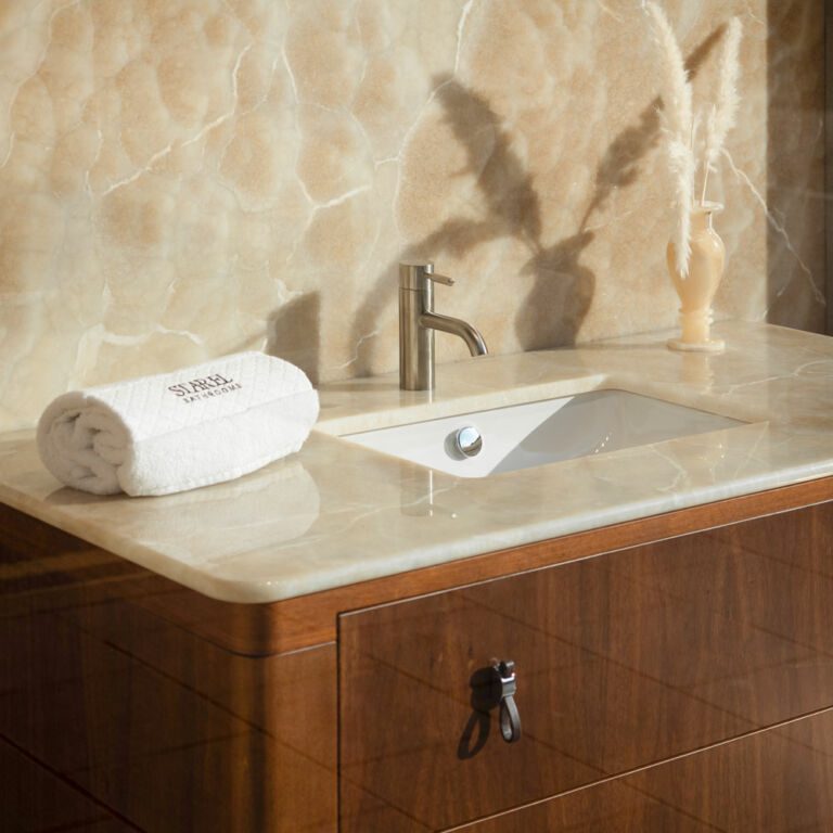 Venice Italian Walnut Vanity Unit | Fast Delivery | Starel Stones