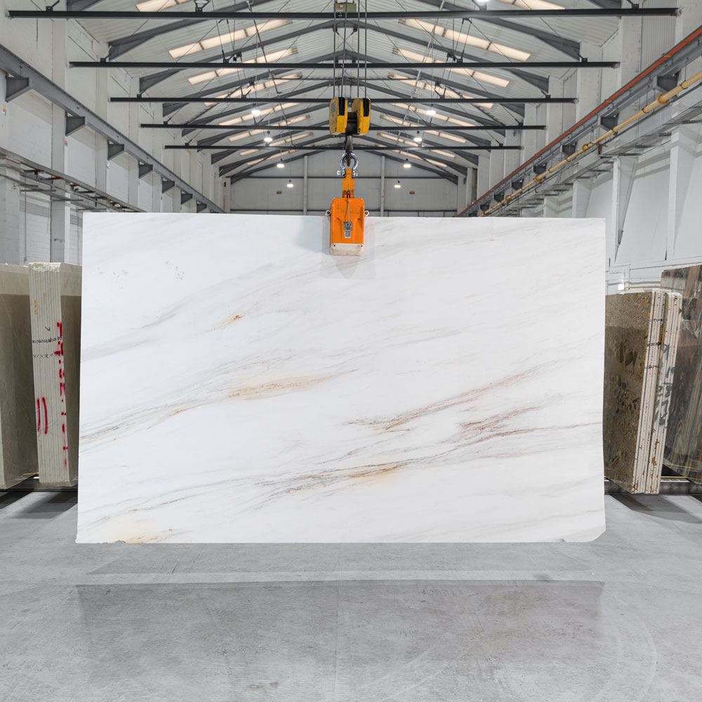 Thassos Amber White Marble Slabs 63301 | Fast Delivery | Starel Stones