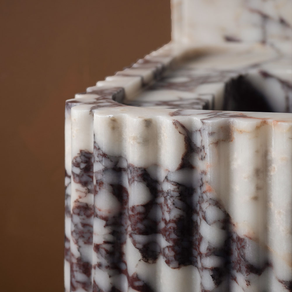 Calacatta Viola Marble Wall Hung Basin | Fast Delivery | Starel Stones