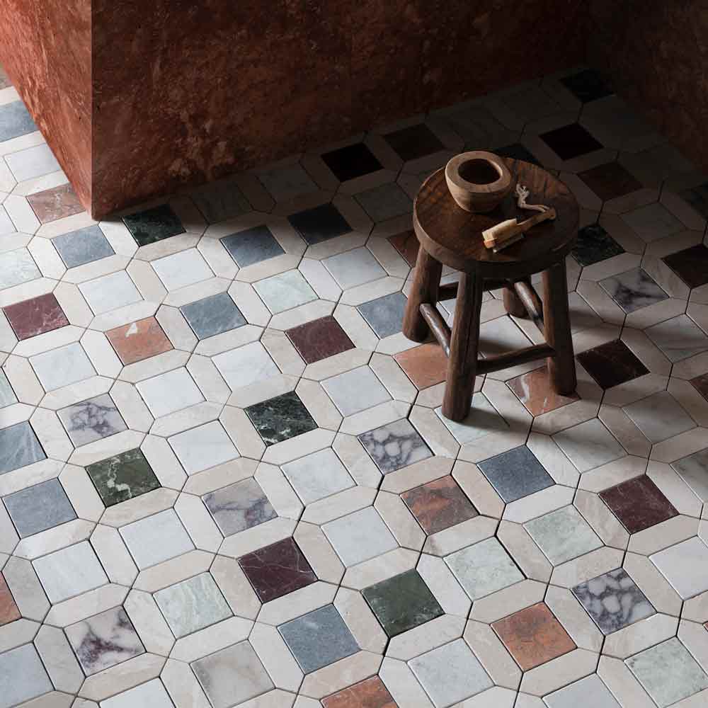 Marble Mosaic Tile Floor Designs