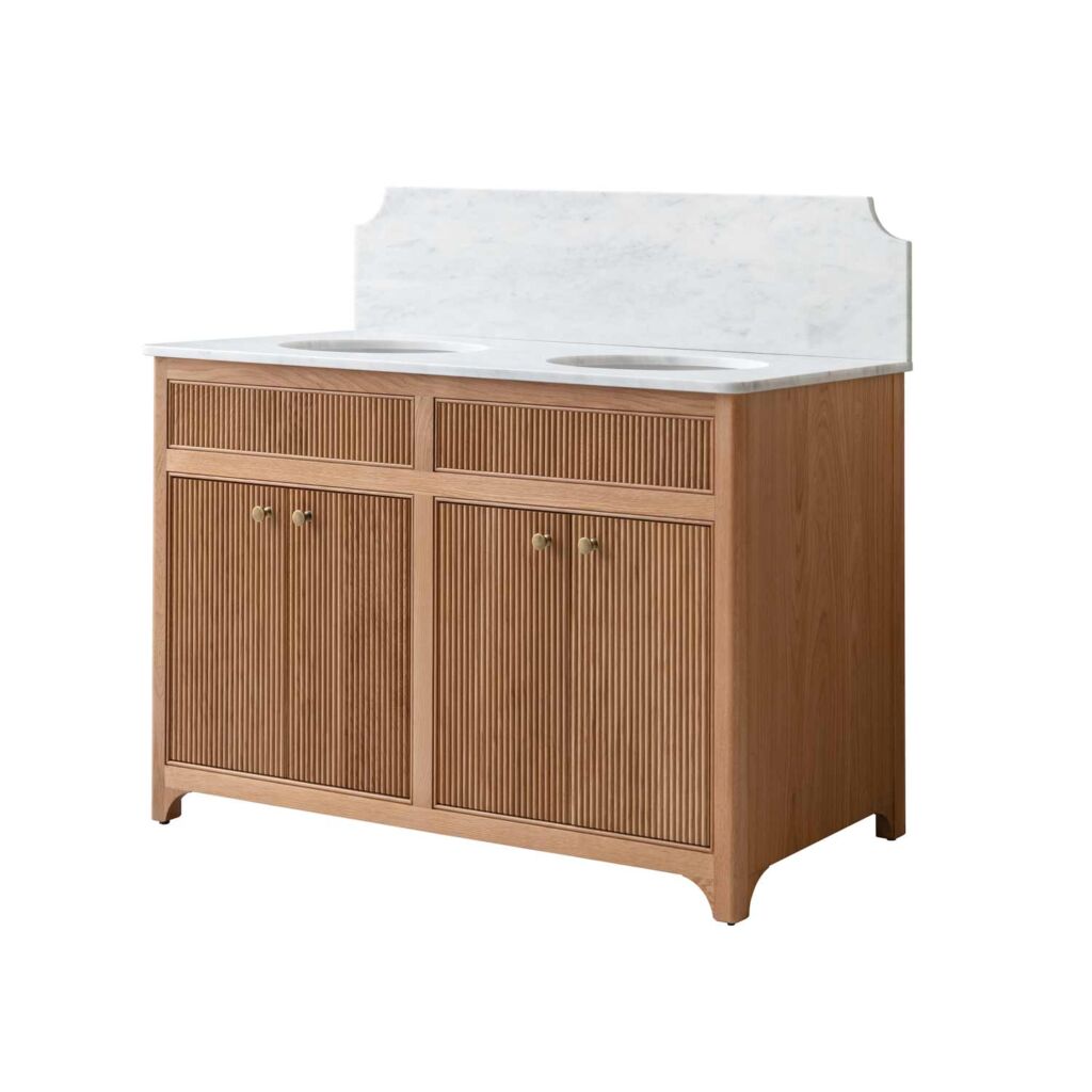 Roma Oak Vanity Unit 125cm | Fast Delivery | Starel Stones