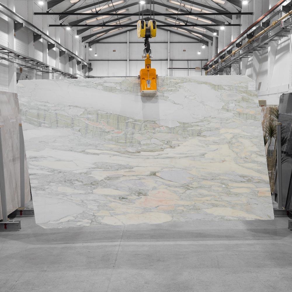 Calacatta Monet Green Slab 72636 | Fast Delivery | Starel Stones