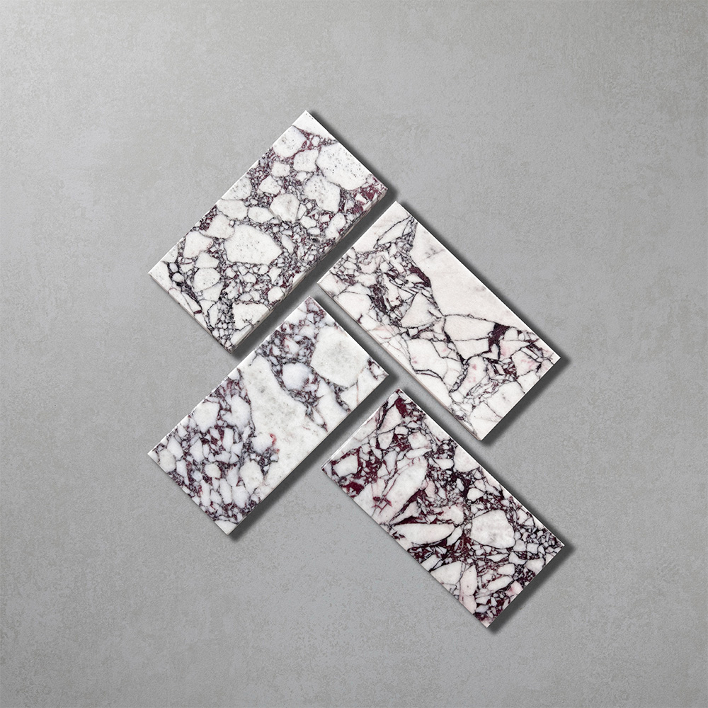 Calacatta Viola Arabescato Marble Metro Subway Tiles | Fast Delivery ...