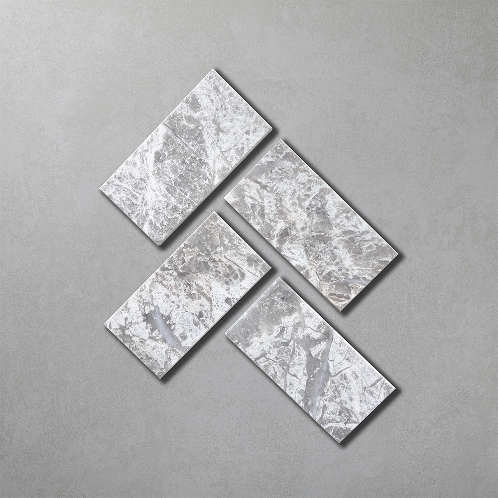 Soho Grey Marble Metro Subway Tiles | Fast Delivery | Starel Stones